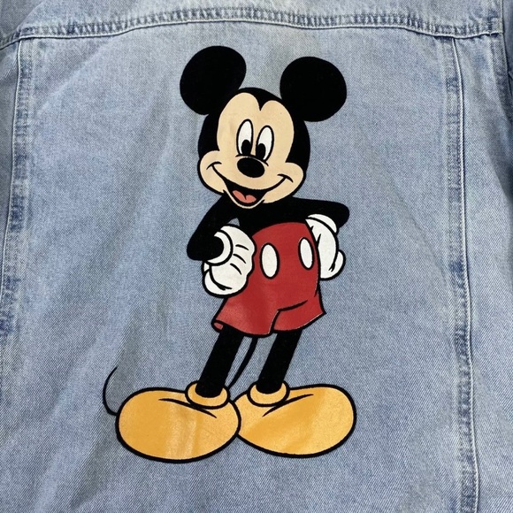Disney | Jackets & Coats | Mickey Mouse Denim Jacket | Poshmark